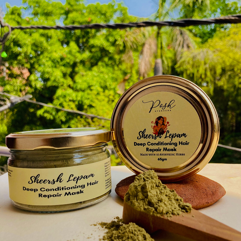 Sheersh Lepam Deep Conditioning Hair Repair Mask – Posh Ayurveda